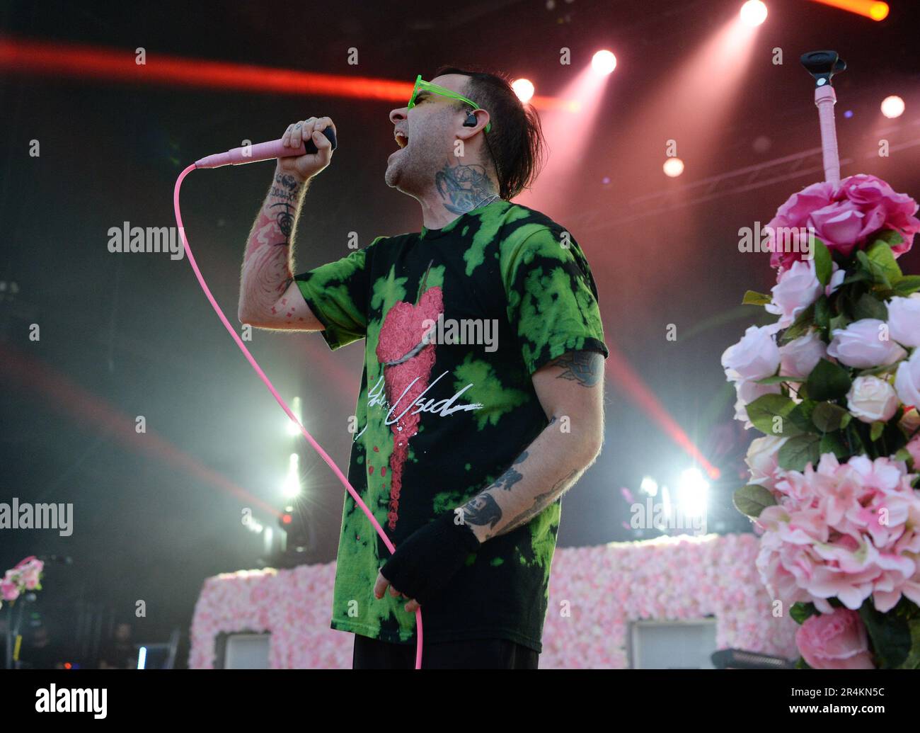 BOCA RATON - MAY 27: Bert McCracken of The Used performs during The ...