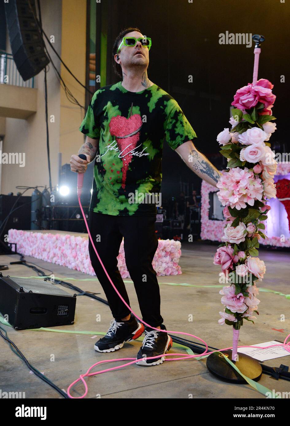 BOCA RATON - MAY 27: Bert McCracken of The Used performs during The ...