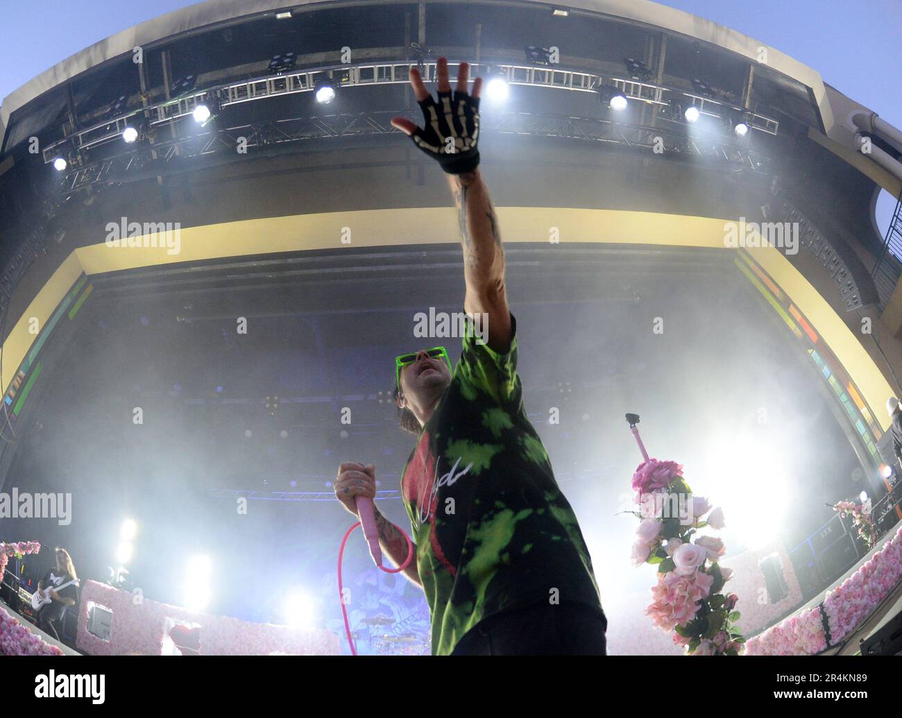 BOCA RATON - MAY 27: Bert McCracken of The Used performs during The ...