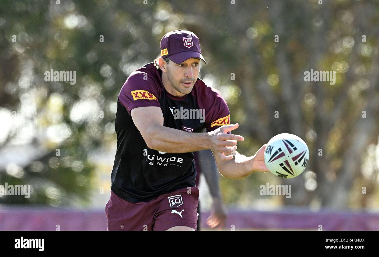 Gold Coast, Australia. 29th May, 2023. Coach Billy Slater during a State of Origin 2023 ...