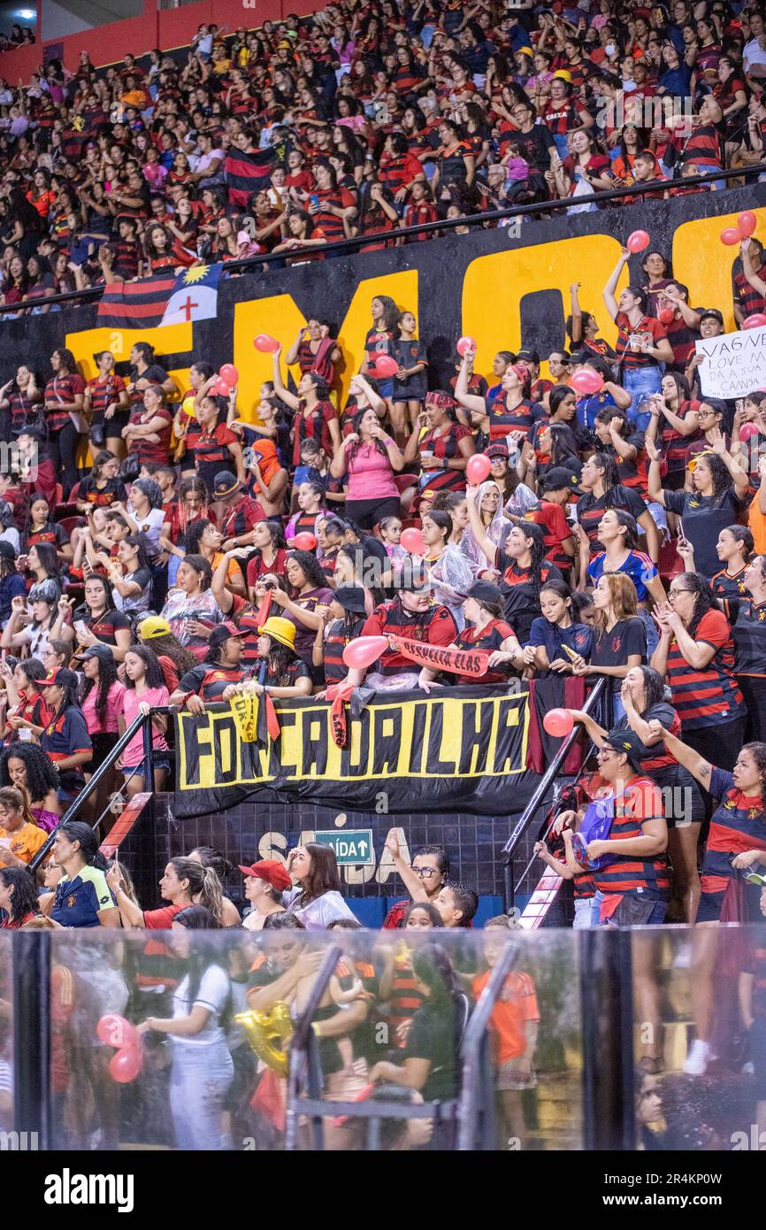 Recife, Brazil. 28th May, 2023. Game bids Sport x ABC. Highlight for ...