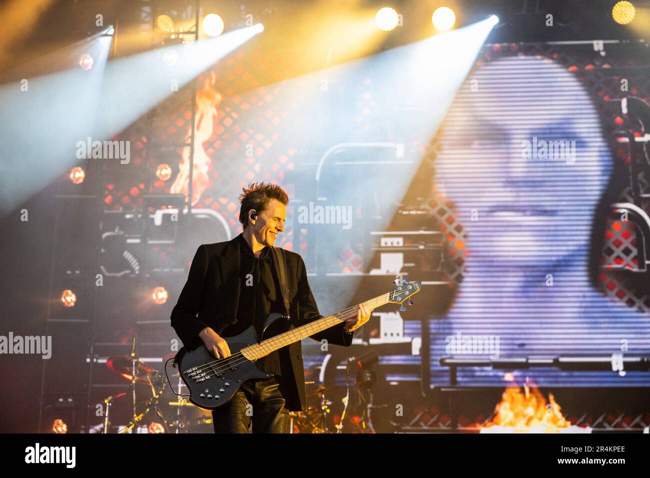 Napa, USA. 27th May, 2023. John Taylor of Duran Duran performs on Day 2 ...