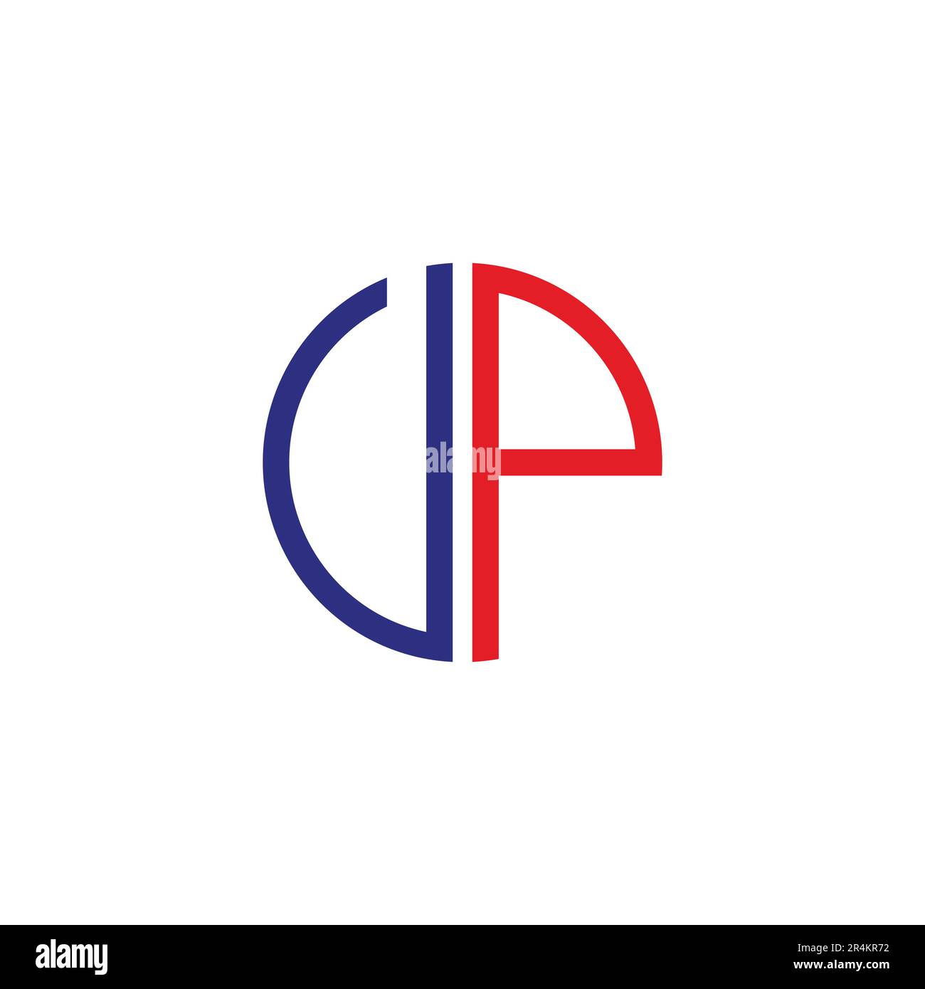 letter vp colorful circle logo vector Stock Vector Image & Art - Alamy