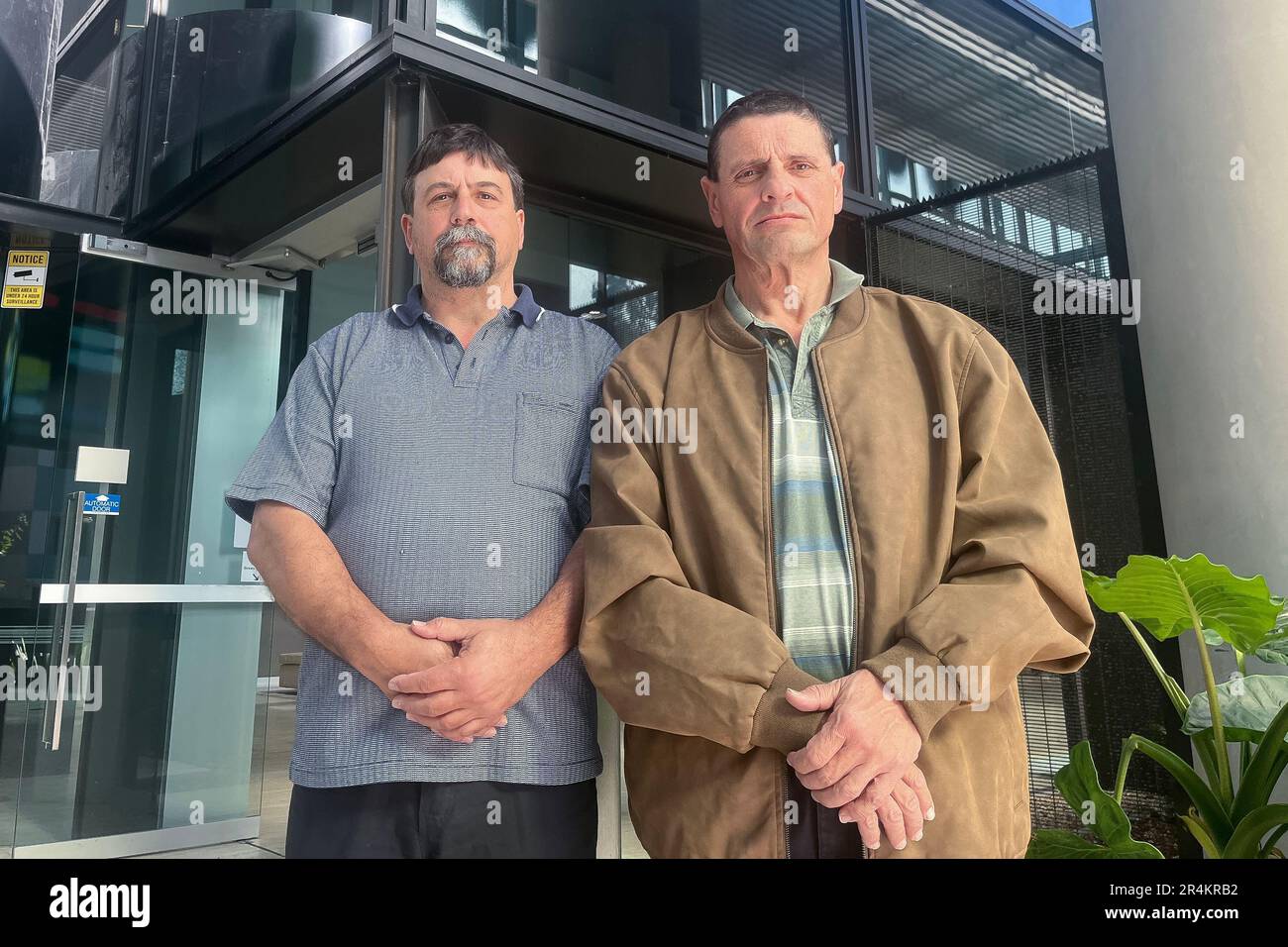 Sydney, Australia. 29th May, 2023. Julian and Nino Strangio appeal for ...