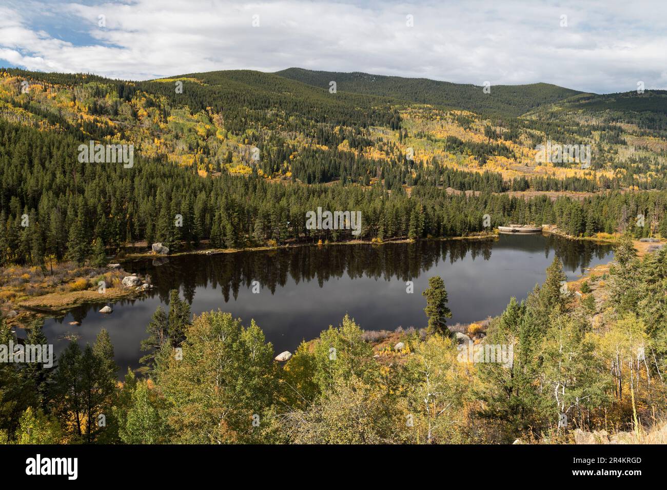 Chapman Reservoir which is adjacent to Chapman Campground, is located ...