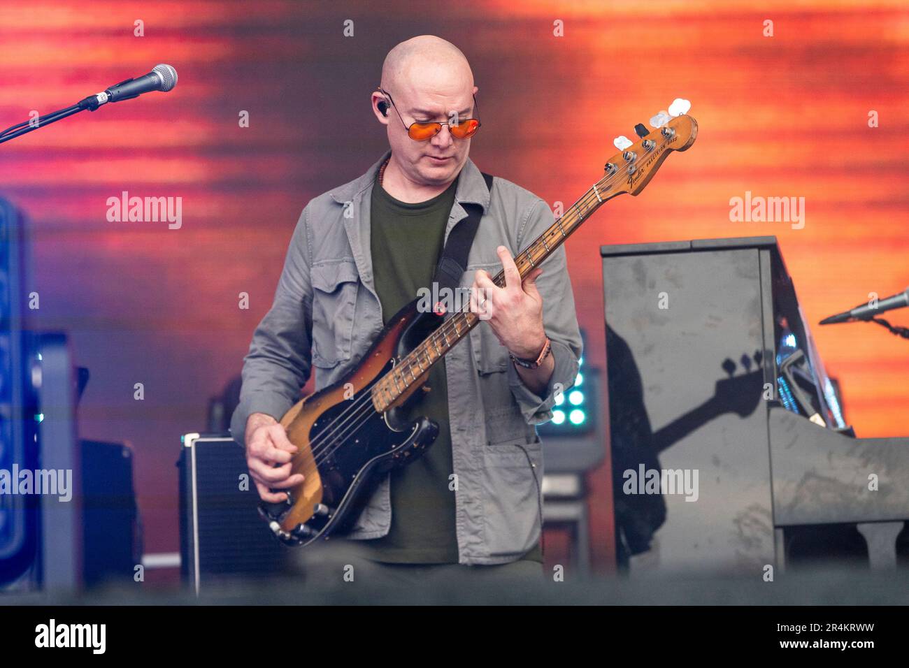 Scott Devendorf of The National performs on day three of the BottleRock ...