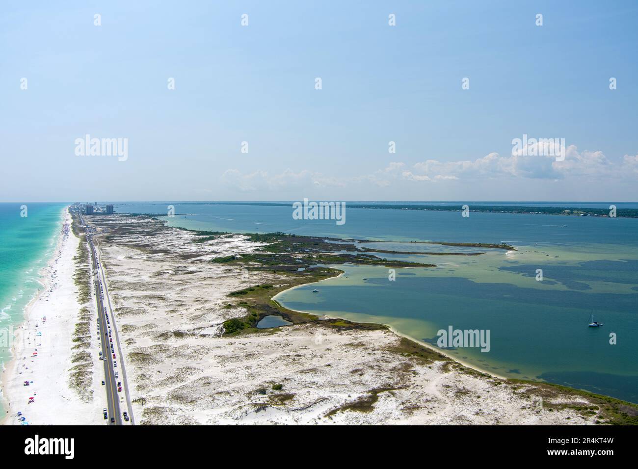 Tiger beach aerial hi-res stock photography and images - Alamy