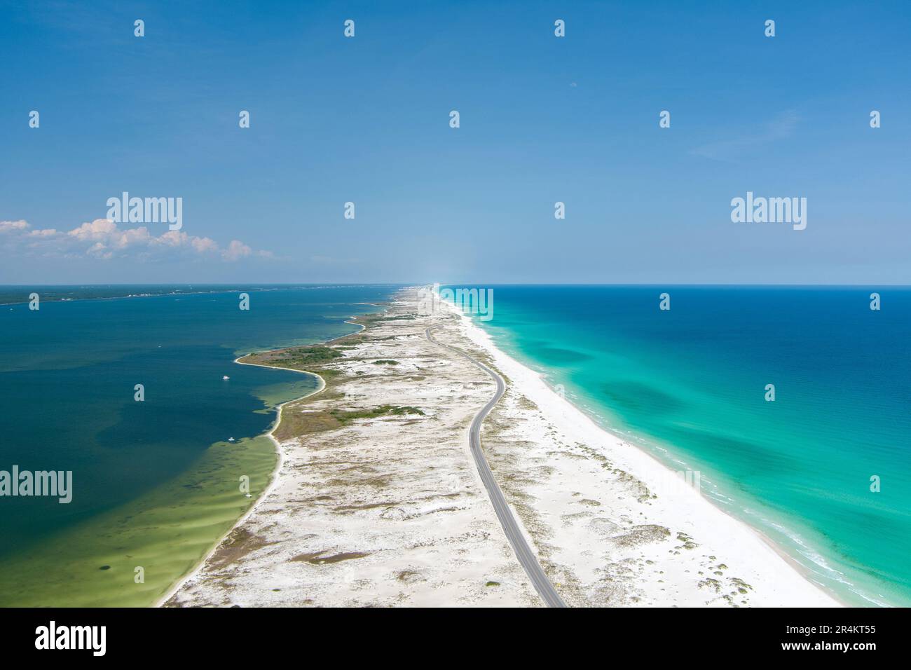 Aerial view of Opal Beach in Pensacola, Florida Stock Photo - Alamy