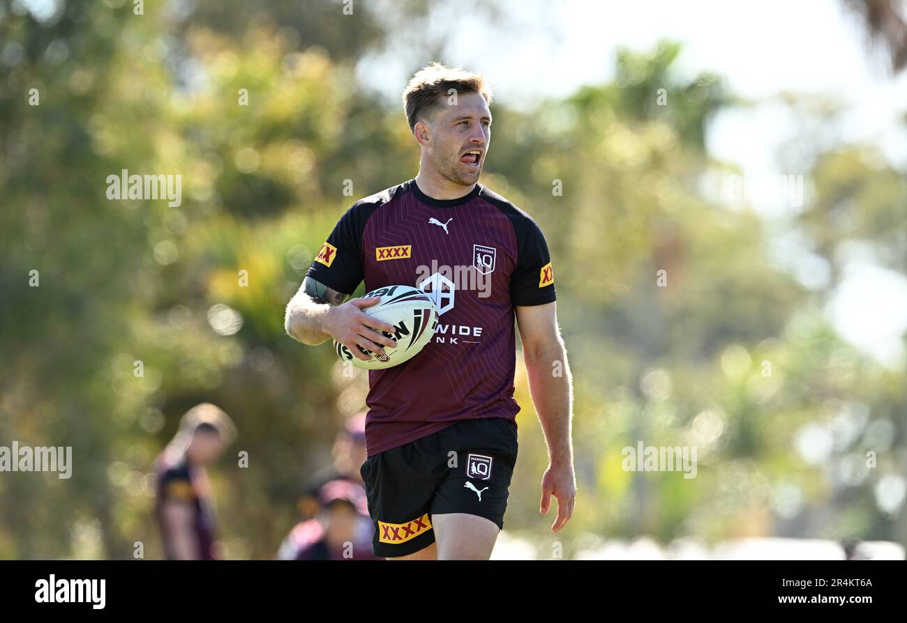 Gold Coast, Australia. 29th May, 2023. Cameron Munster during a State ...