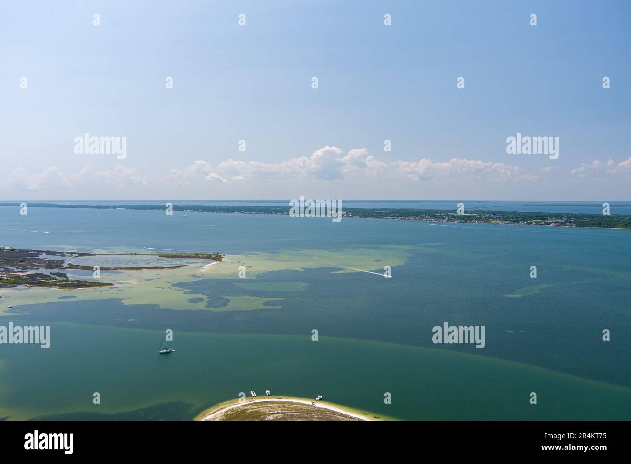 The Santa Rosa Sound in Pensacola, Florida Stock Photo - Alamy
