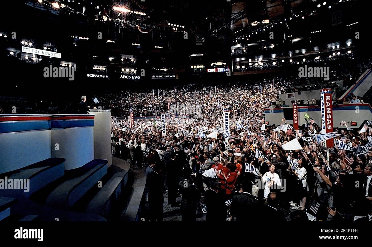 NEW YORK, NEW YORK - JULY 16, 1992 Governor of Arkansas Bill Clinton ...