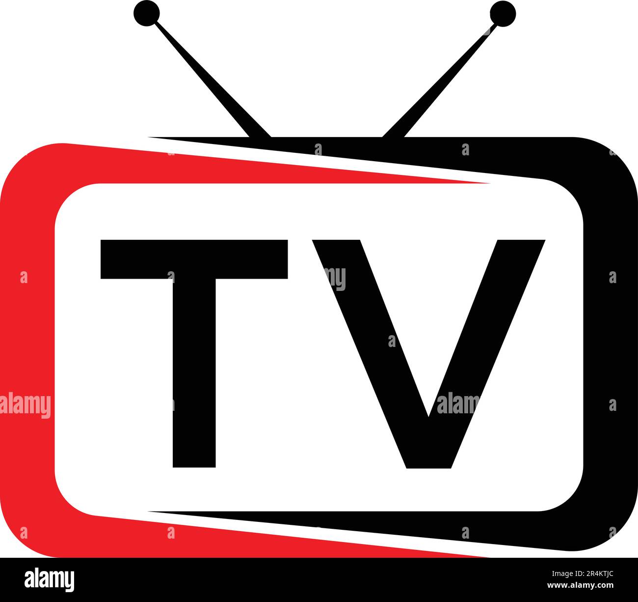 Tv logo design hi-res stock photography and images - Alamy