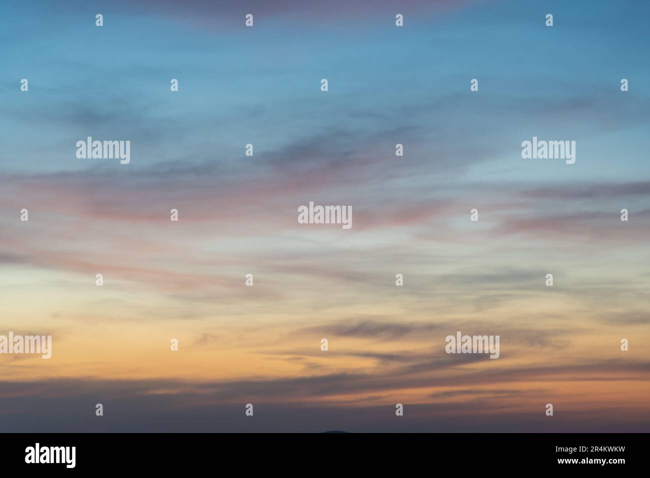 Beautiful sunset sky in a shiny day Stock Photo - Alamy