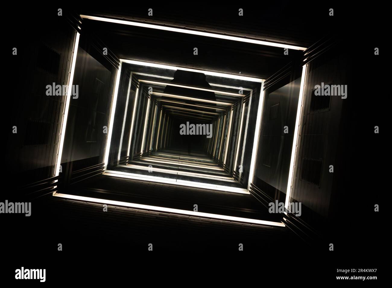See through elevator shaft hi-res stock photography and images - Alamy