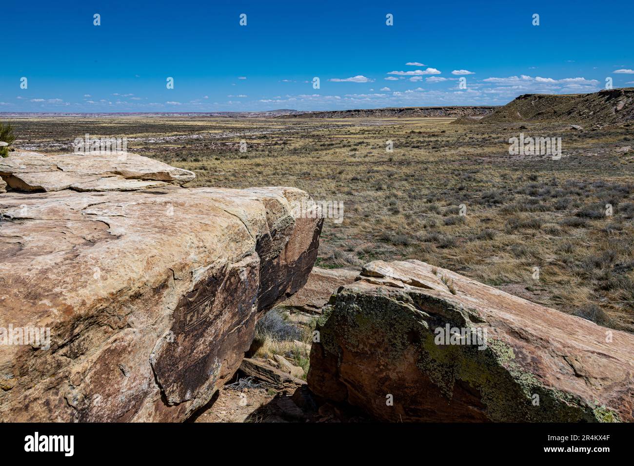 Ruins of Native American Dwellings in Petrified Forest National Park ...