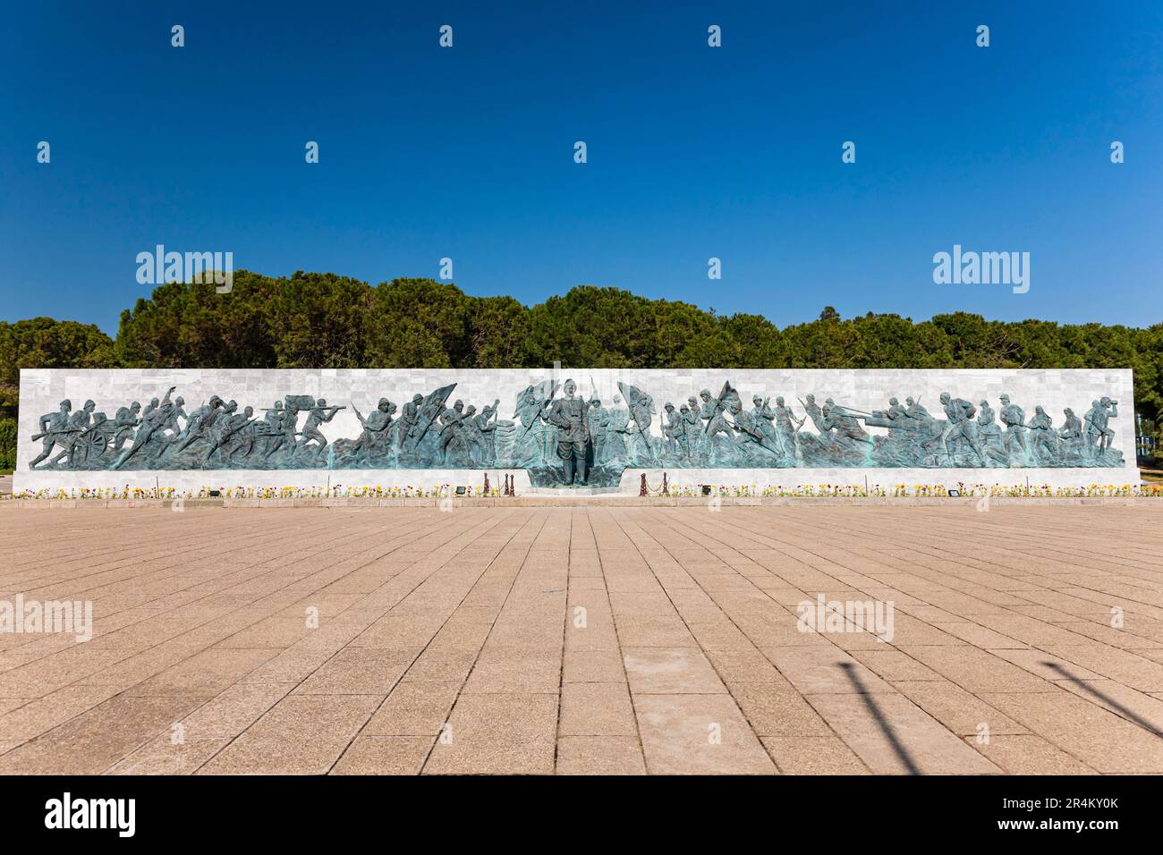 Canakkale Martyrs Monument, Dardanelles strait, Gelibolu Peninsula ...