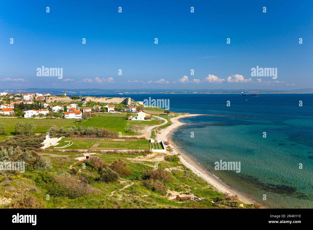 Seddulbahir(Sedd el Bahr), tip of Gelibolu (Gallipoli) peninsula ...