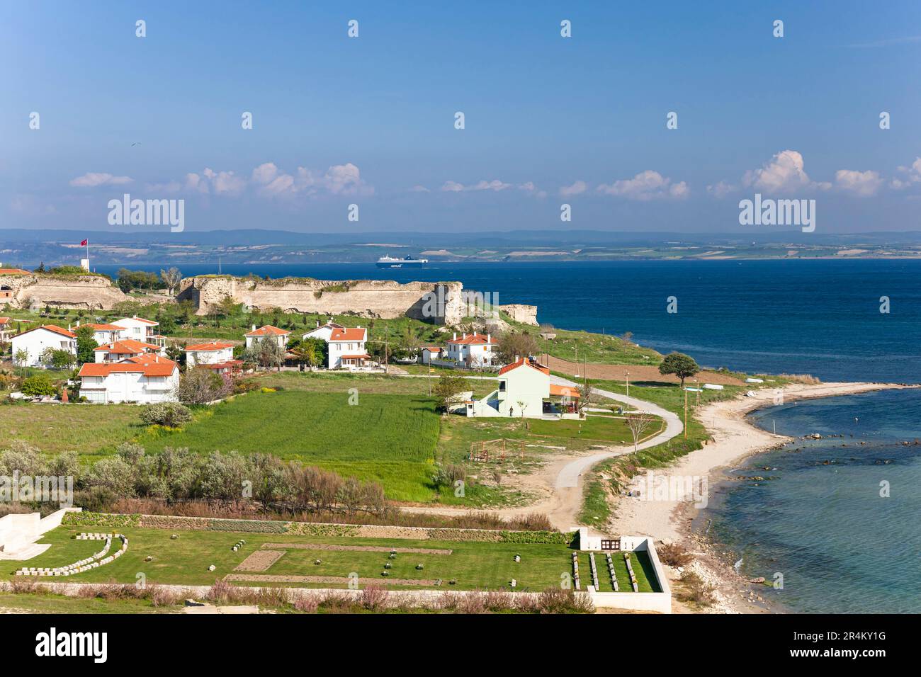 Seddulbahir(Sedd el Bahr), tip of Gelibolu (Gallipoli) peninsula ...