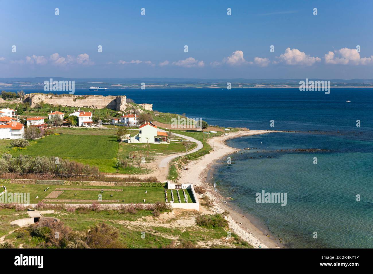 Seddulbahir(Sedd el Bahr), tip of Gelibolu (Gallipoli) peninsula ...