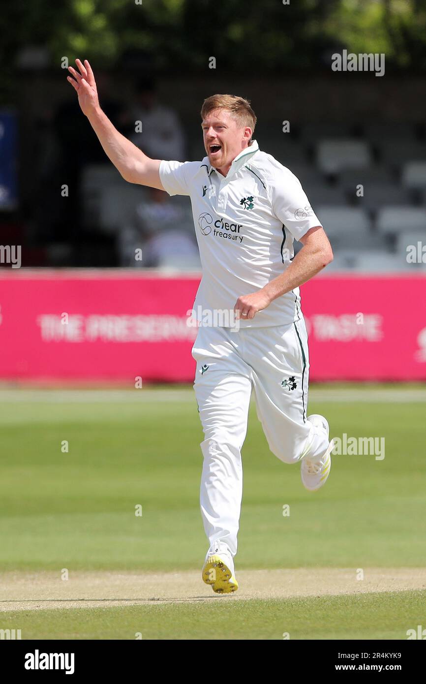 Craig Young of Ireland during Essex CCC vs Ireland, Domestic First ...