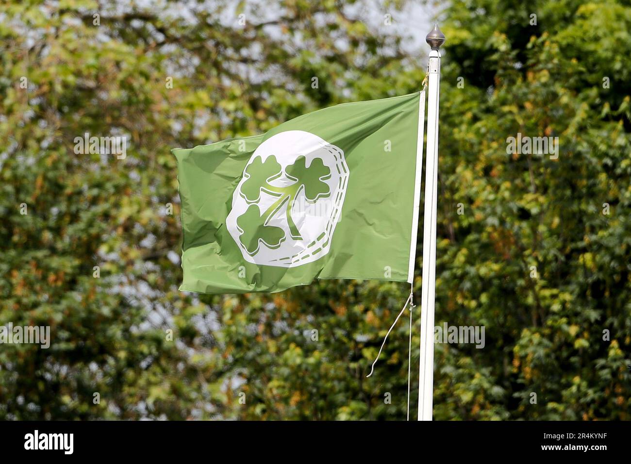 Ireland flag during Essex CCC vs Ireland, Domestic First Class Match ...