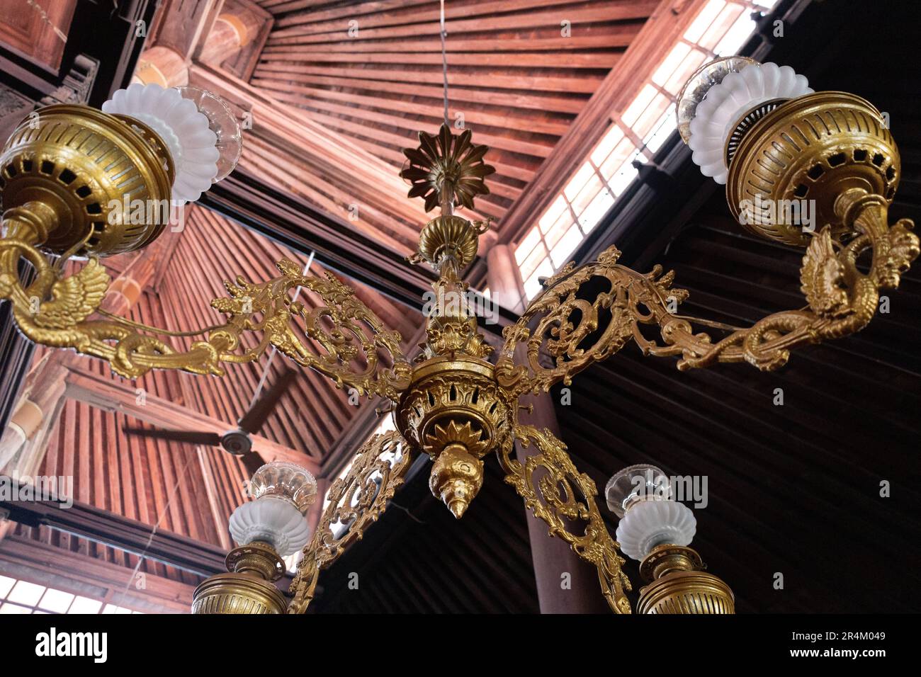Yogyakarta, Indonesia - March, 2023: Interior of Gedhe Kauman Mosque in ...