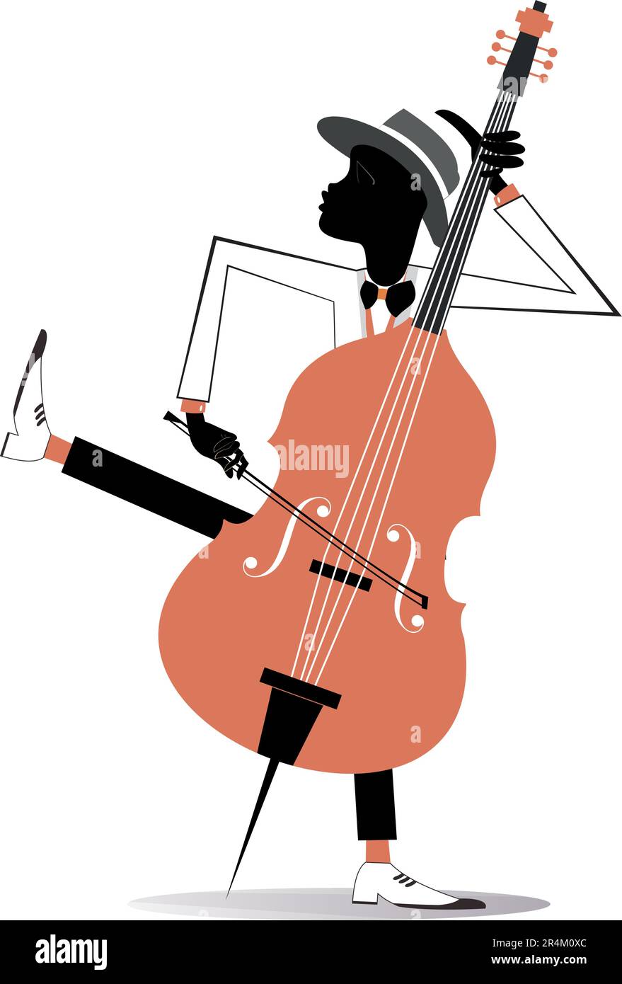 American cellist Stock Vector Images - Alamy