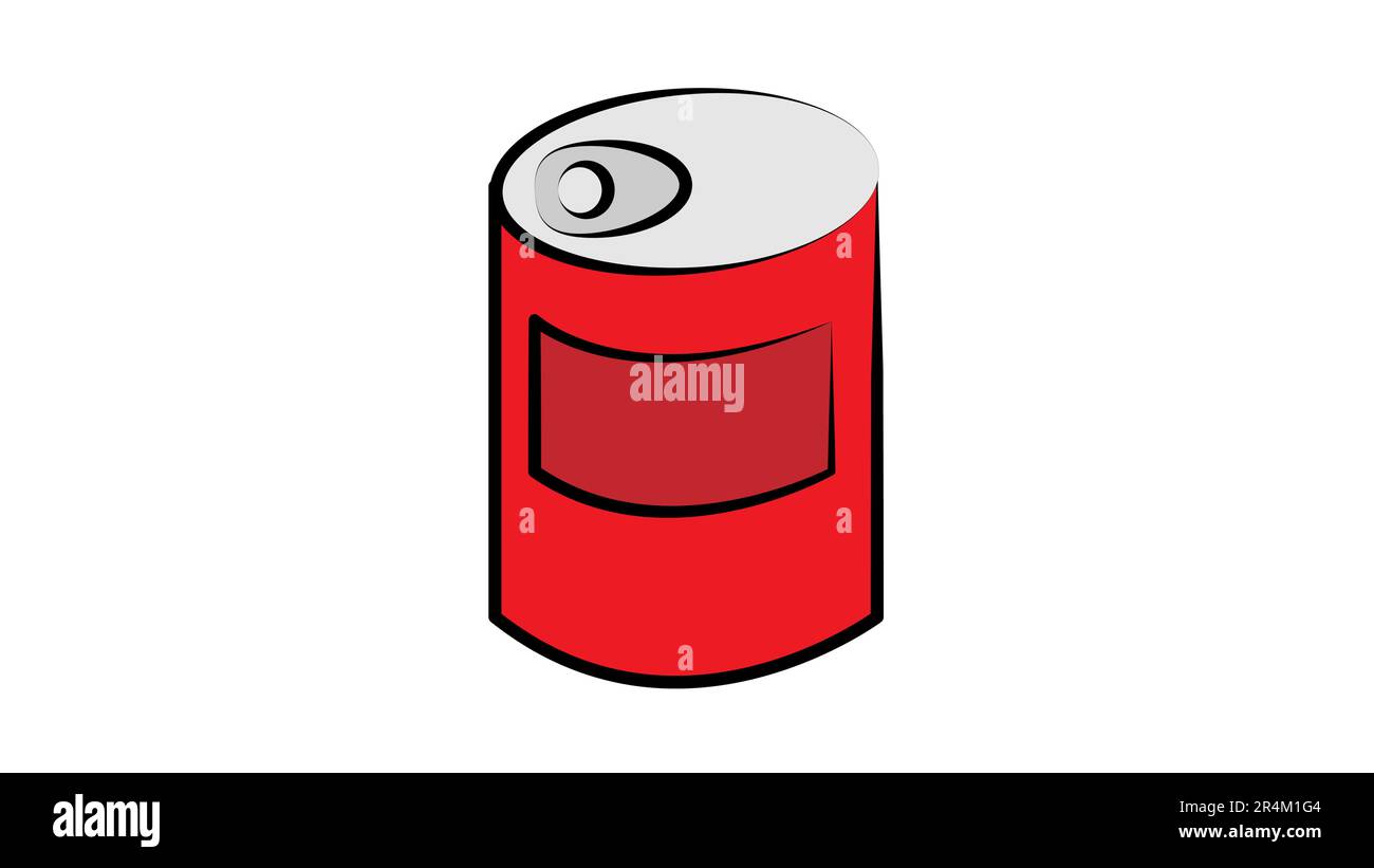 Open Soup Can Clip Art