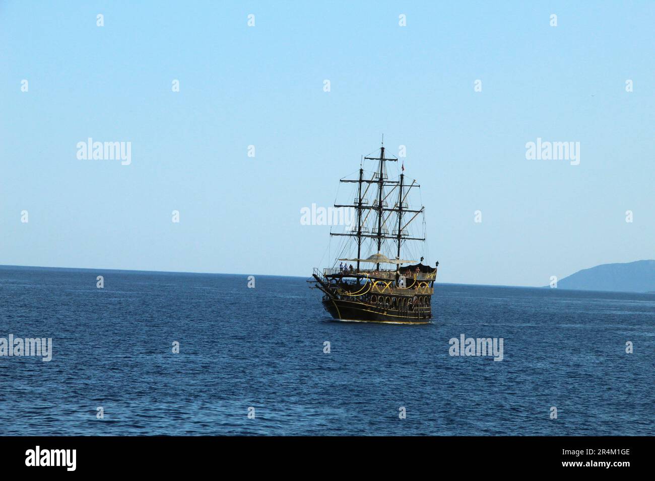Sea trip on a ship Stock Photo - Alamy