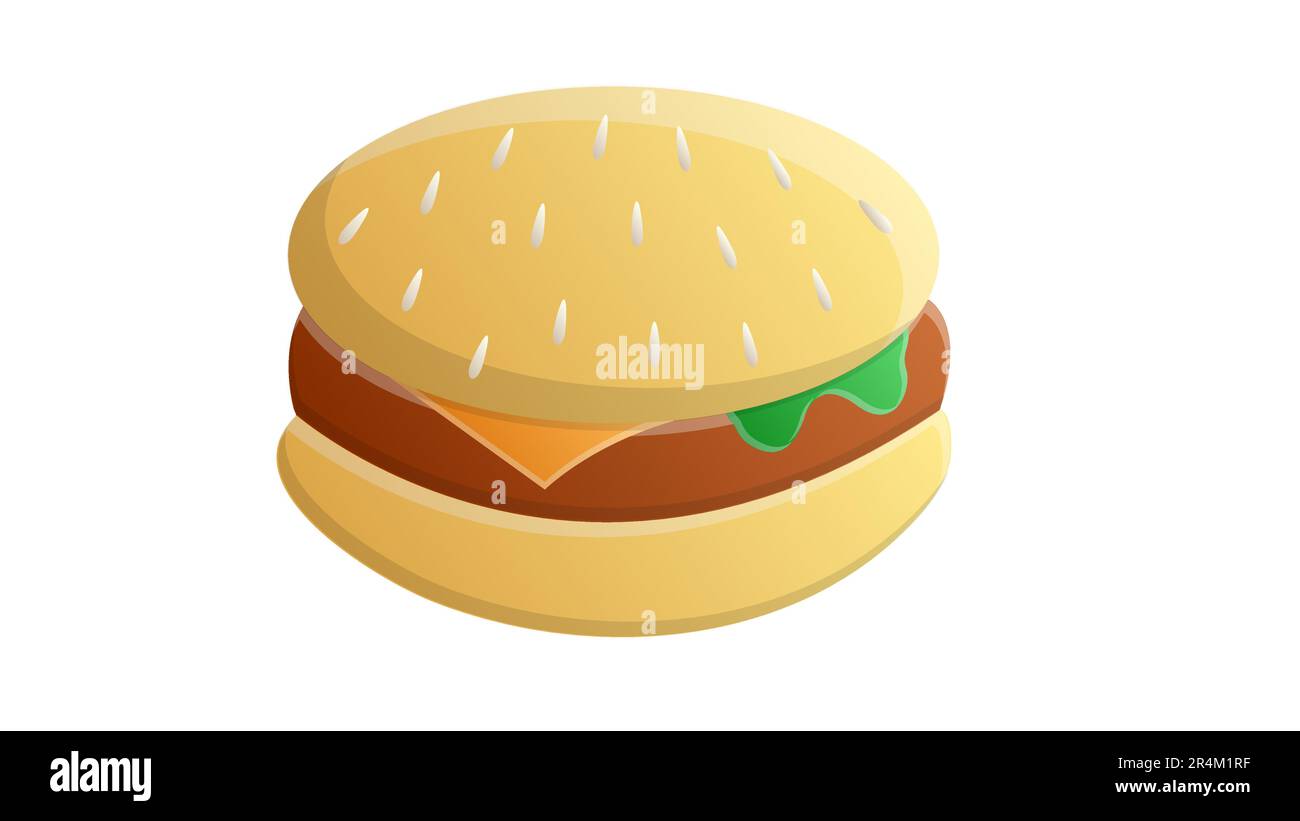 Inside a burger restaurant Stock Vector Images - Alamy