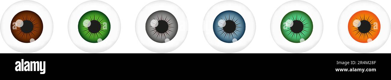 Eye balls Stock Vector Images - Alamy