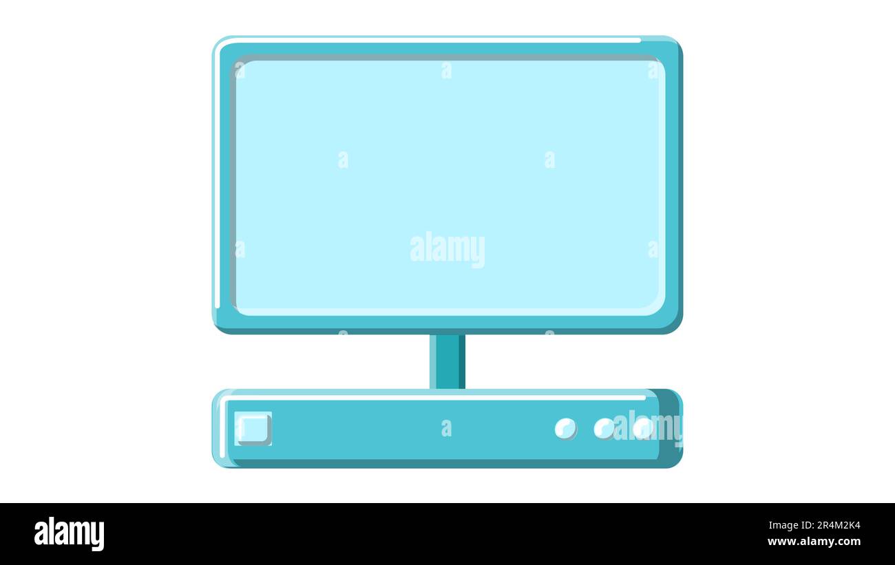 A beautiful medical computer with a digital monitor. A modern medical ...