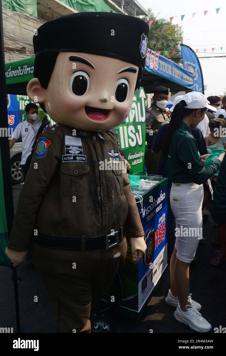 Thai police mascot hi-res stock photography and images - Alamy