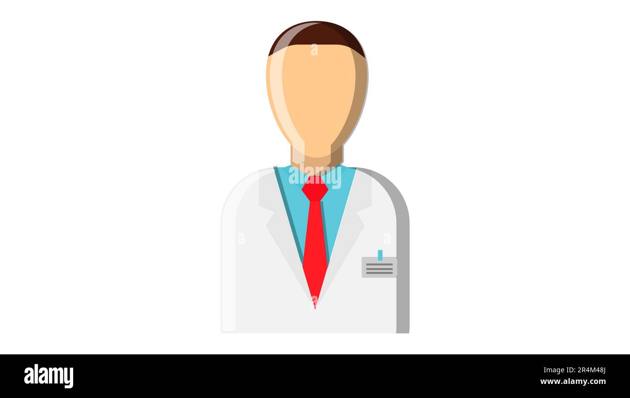 Beautiful medical professional, doctor in white coat, medical staff on ...