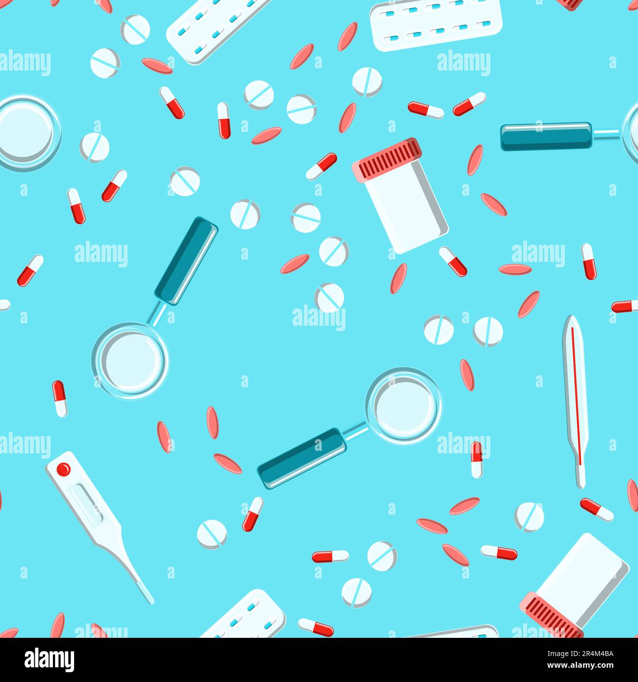 Medical seamless pattern, the texture of medicinal pharmaceutical ...