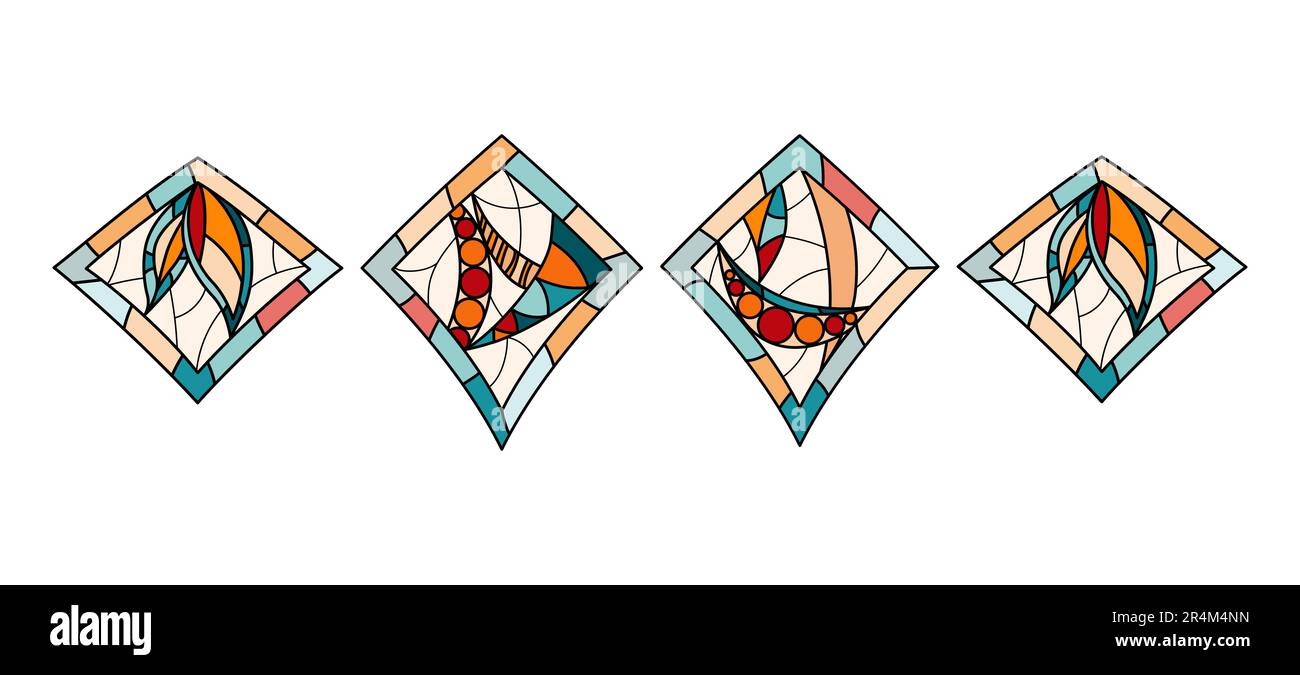 Church windows in old Cut Out Stock Images & Pictures - Alamy