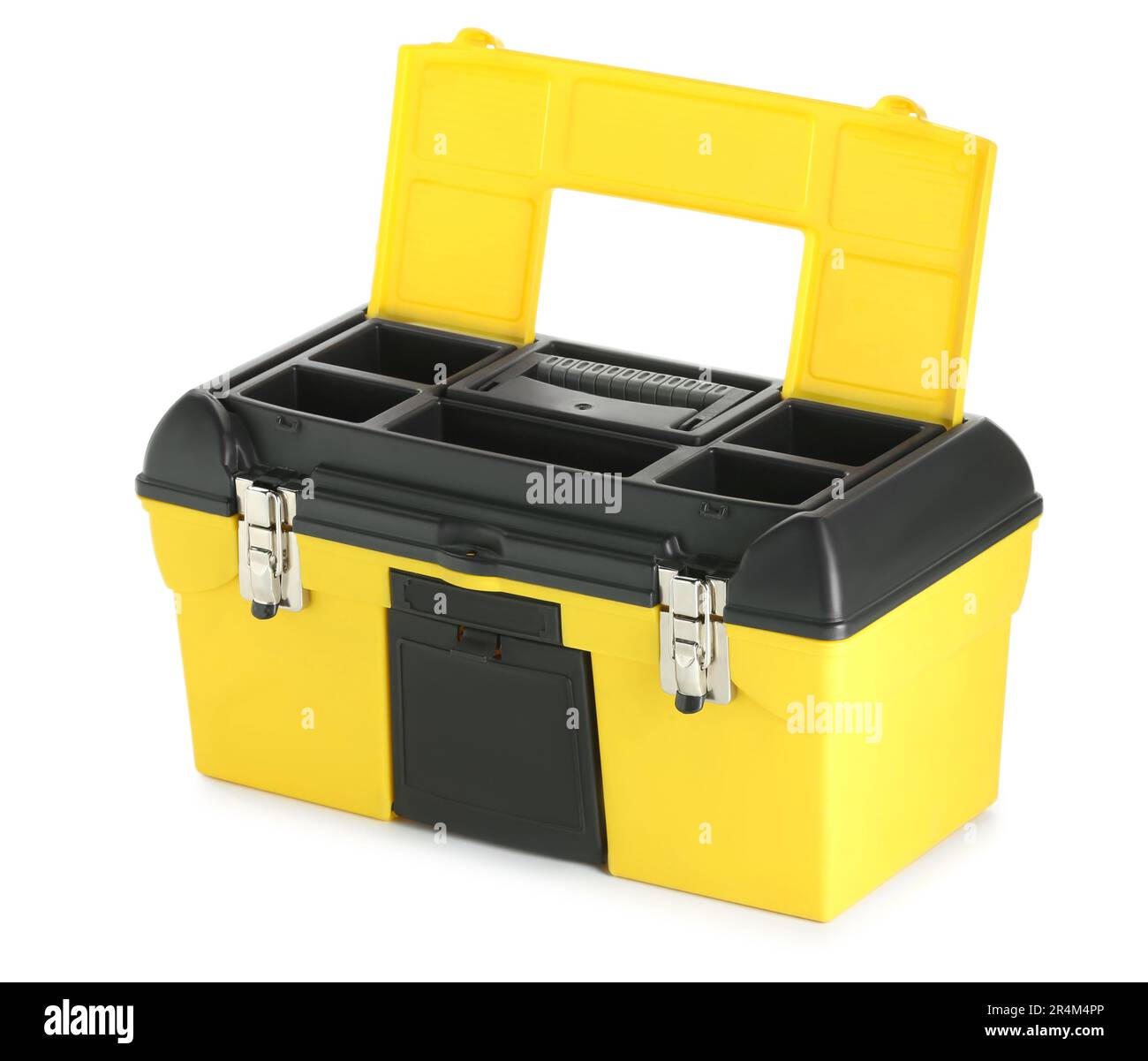 Plastic box for tools isolated on white Stock Photo - Alamy