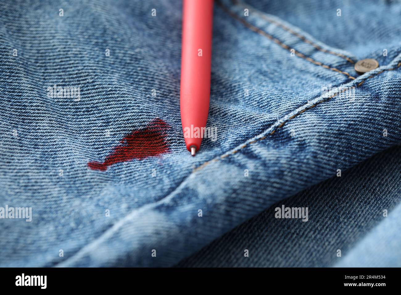 Ink stain jeans hi-res stock photography and images - Alamy