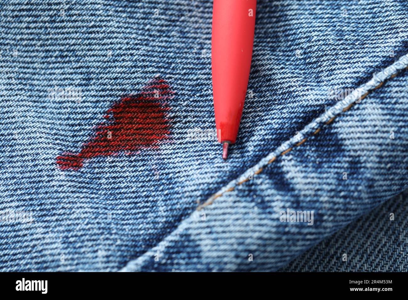 Ink stain jeans hi-res stock photography and images - Alamy