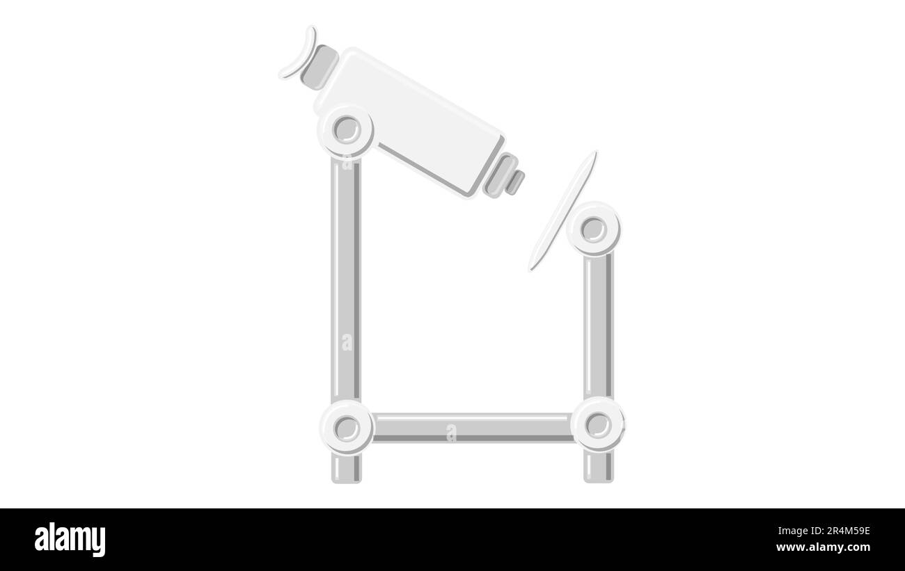 Beautiful medical scientific laboratory optical digital microscope on ...