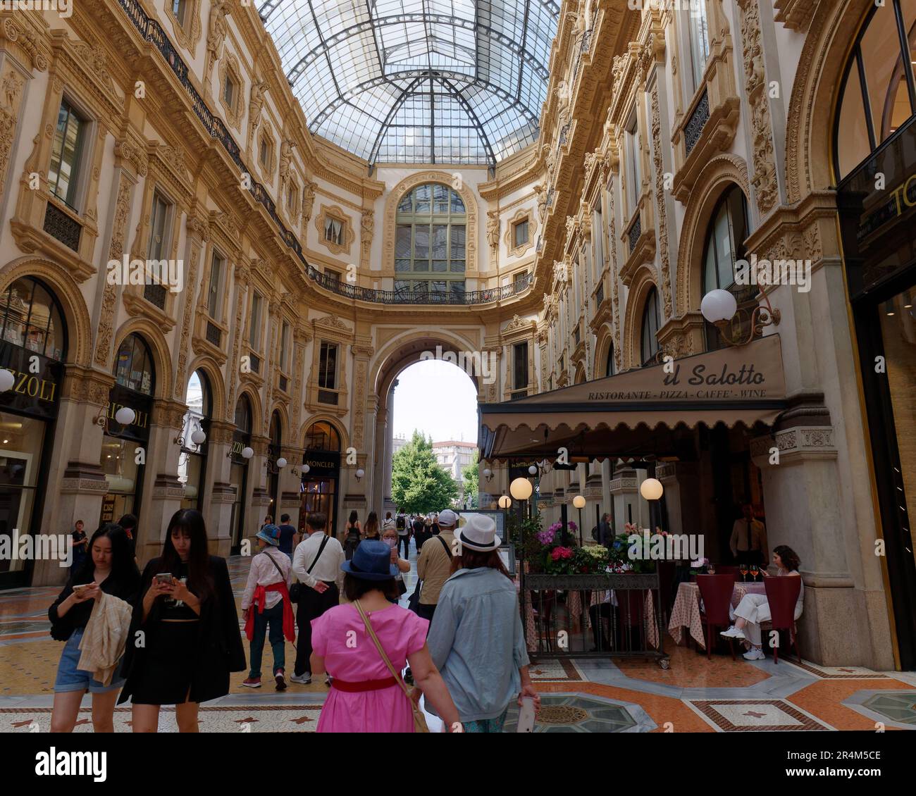 Galleria Vittorio Emanuele II, a famous Shopping Gallery in the city of ...
