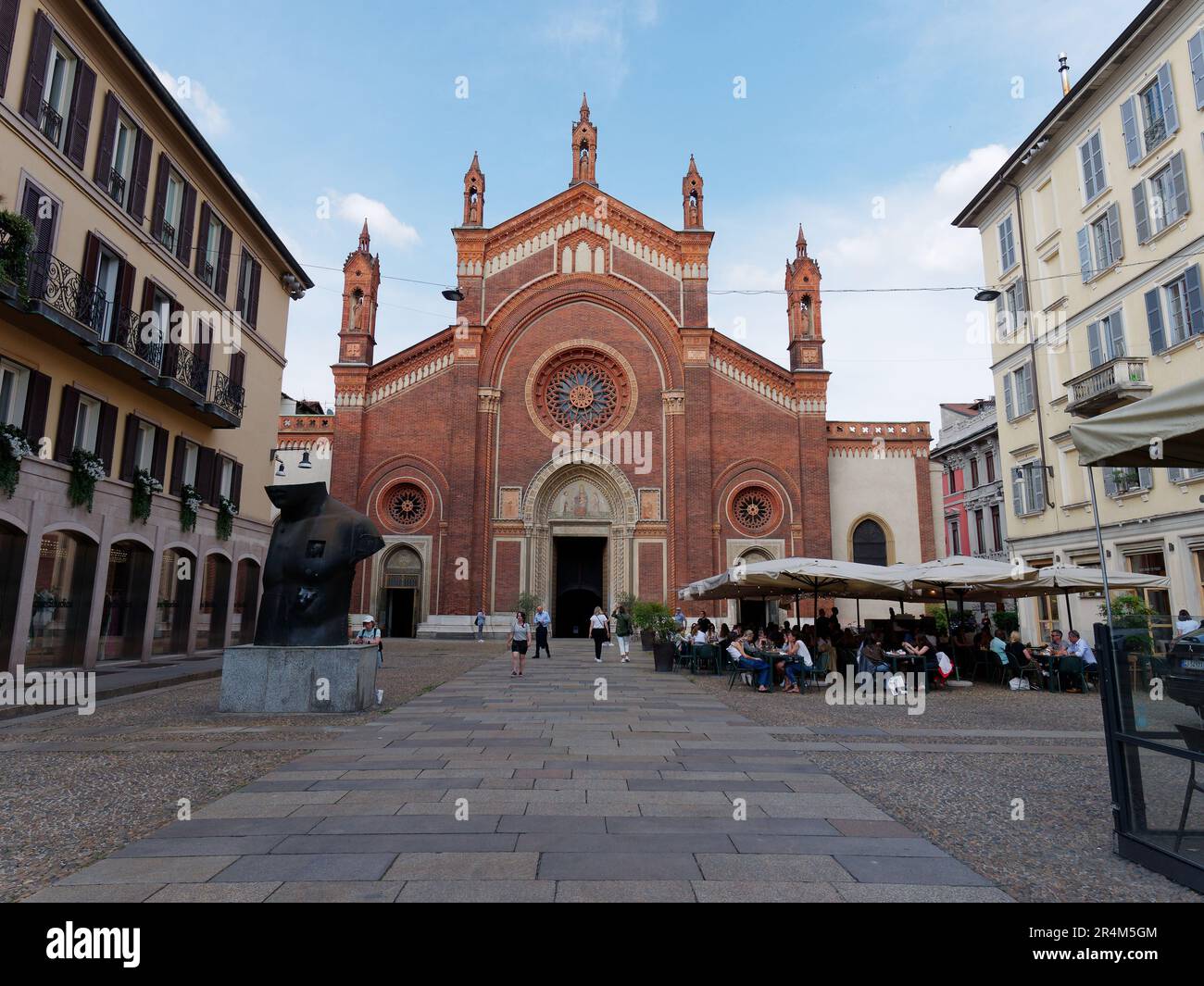 Santa Maria del Carmine Church in the Brera district, City of Milan ...