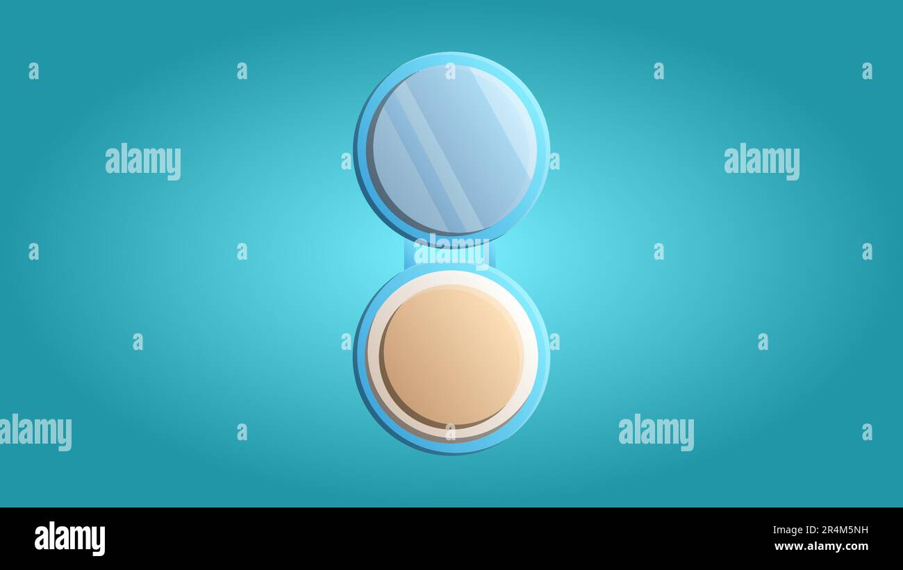 Compact reflection powder Stock Vector Images - Alamy