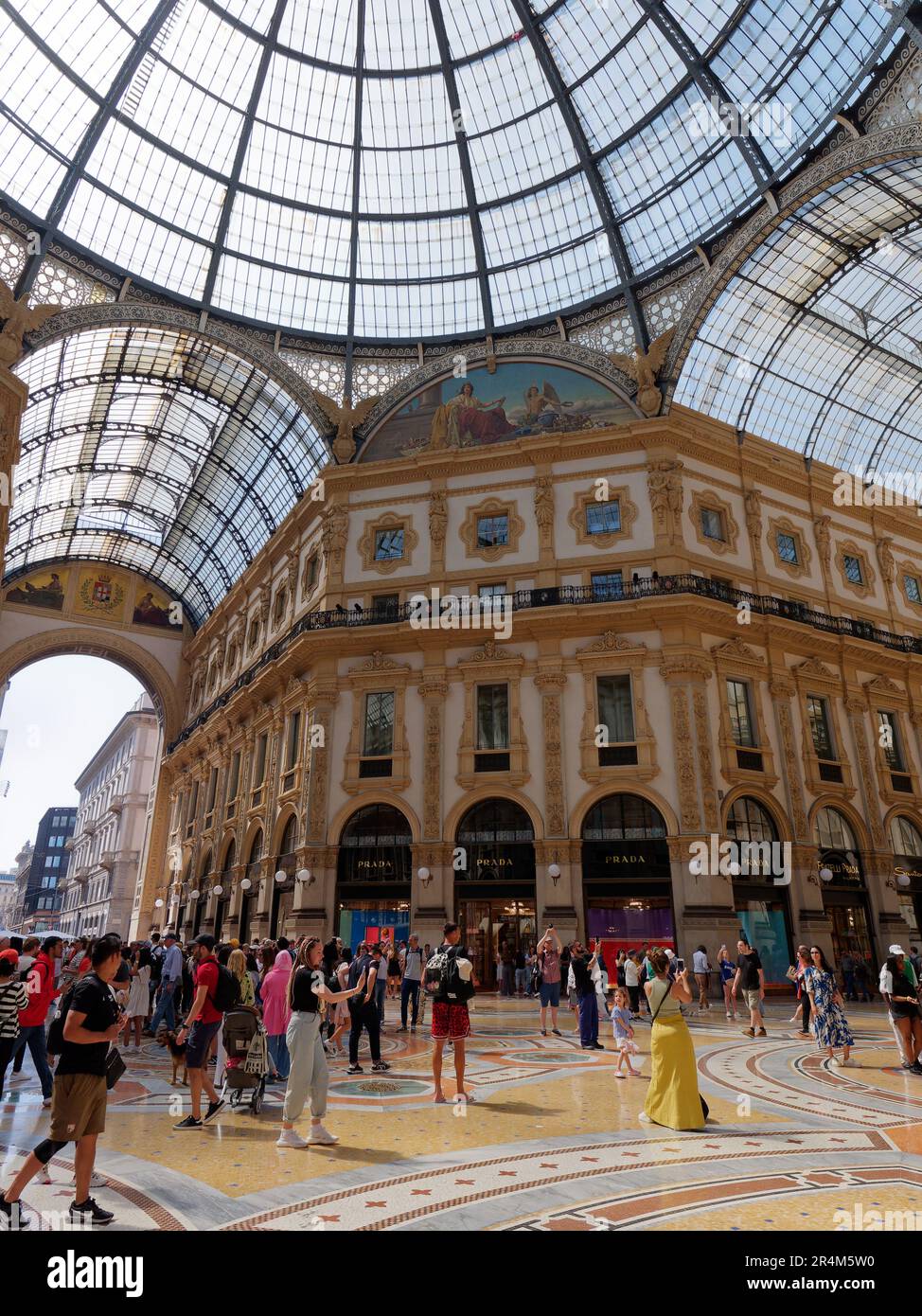 Galleria Vittorio Emanuele II, a famous Shopping Gallery in the city of ...