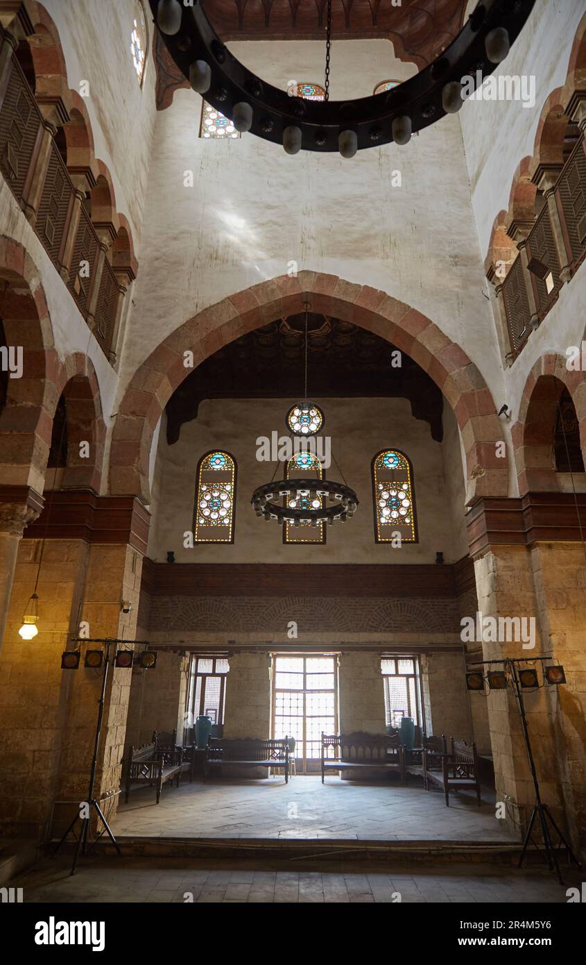 Bashtak Palace on al-Muizz street in Old Cairo, built during the Mamluk ...