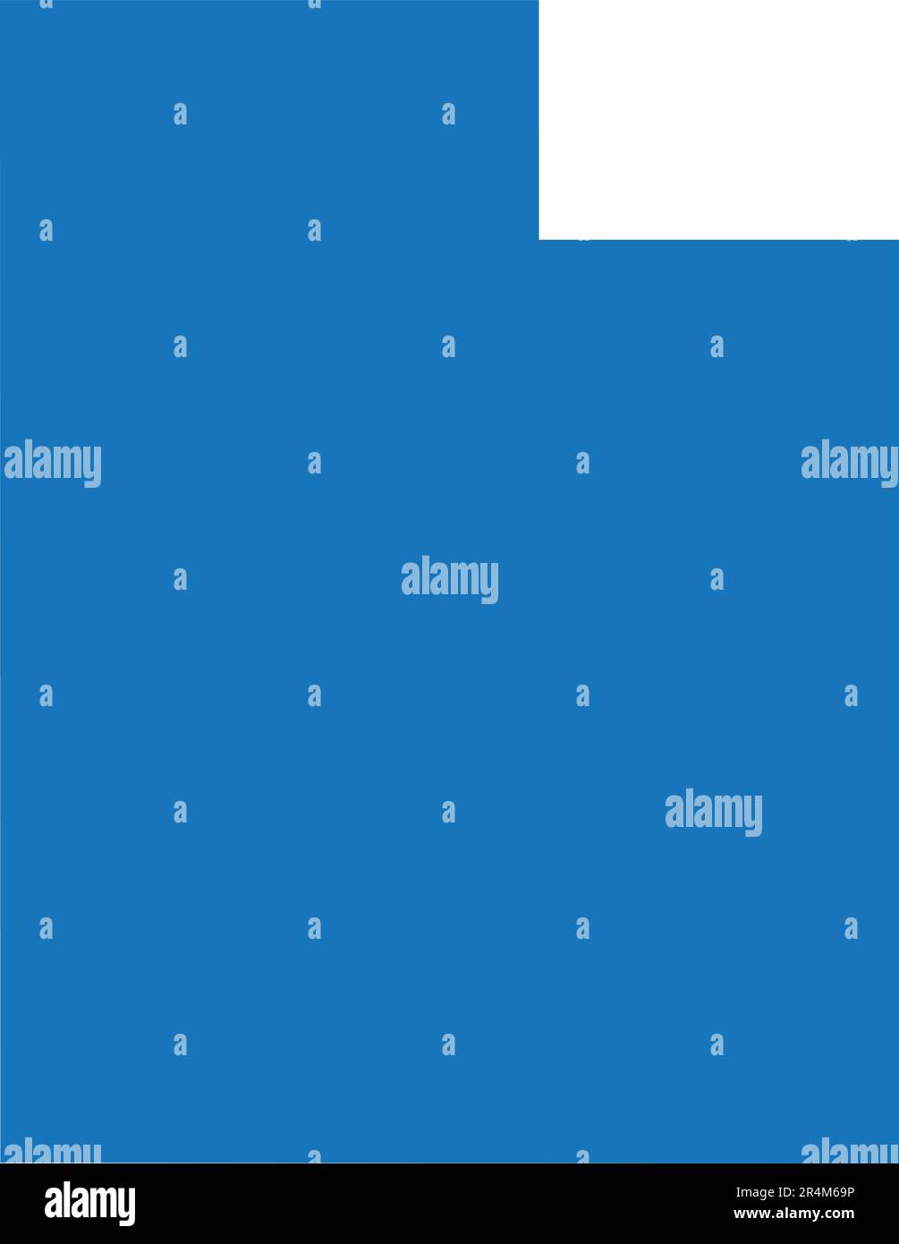 BLUE CMYK color map of UTAH, USA Stock Vector Image & Art - Alamy