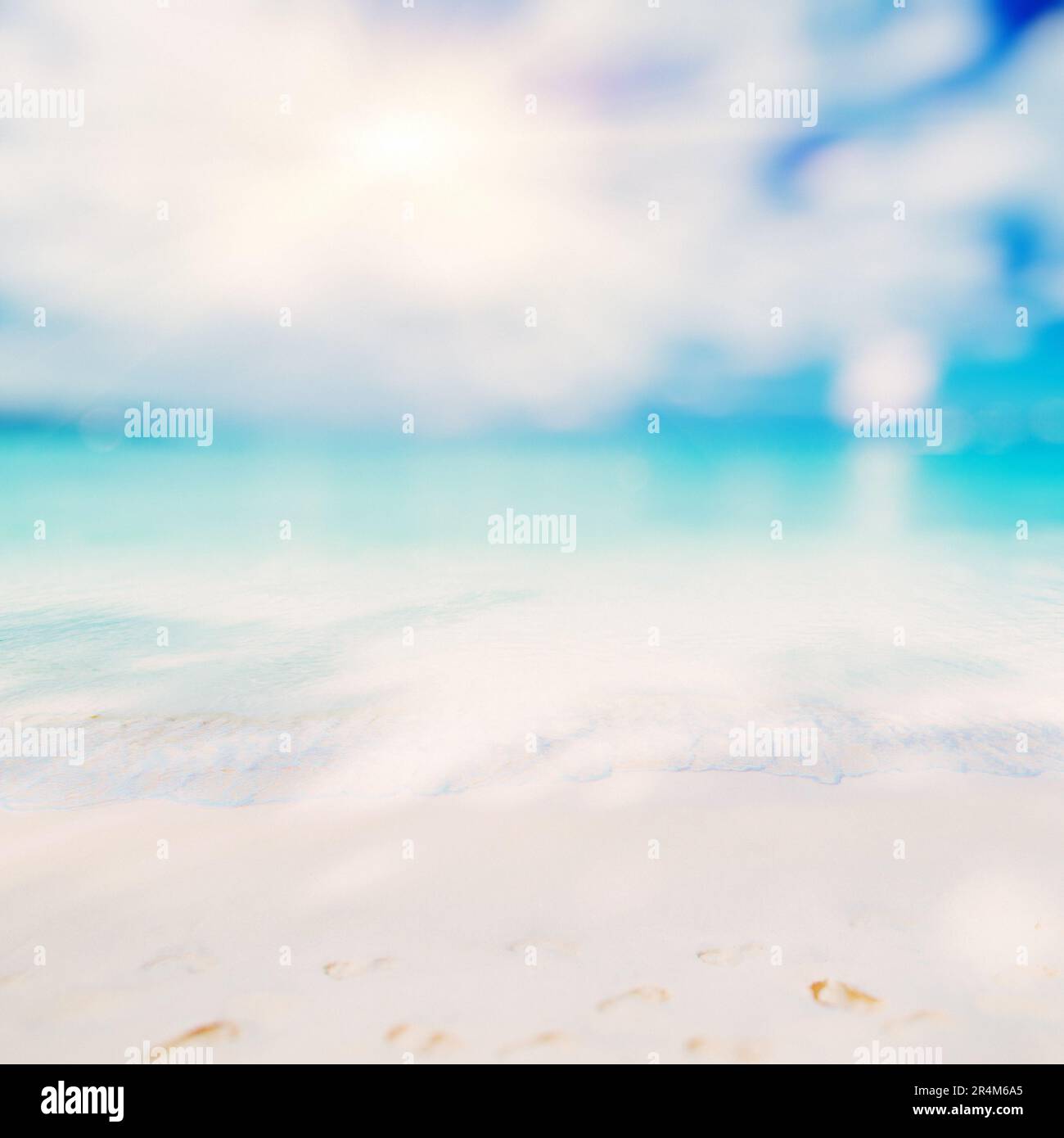 Tropical lost beach summer background Stock Photo - Alamy
