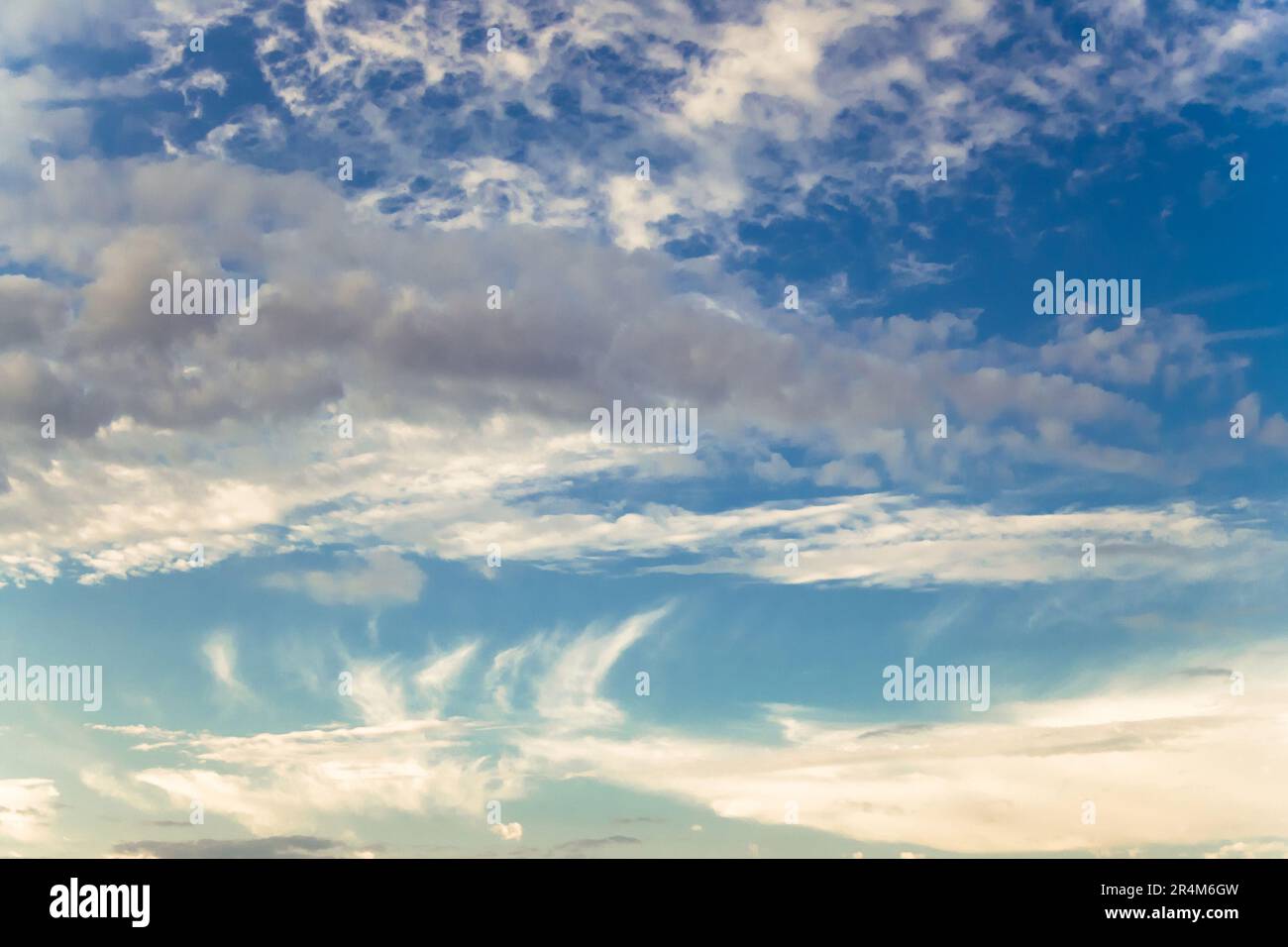 Beautiful sky and clouds summer good weather Stock Photo - Alamy