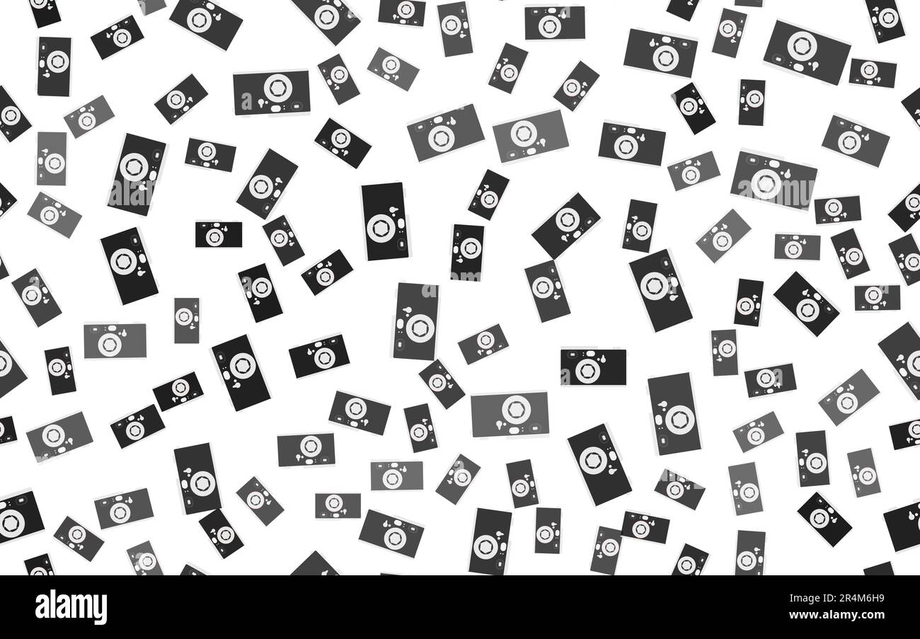 Texture pattern of an old retro antique vintage hipster camera with a ...