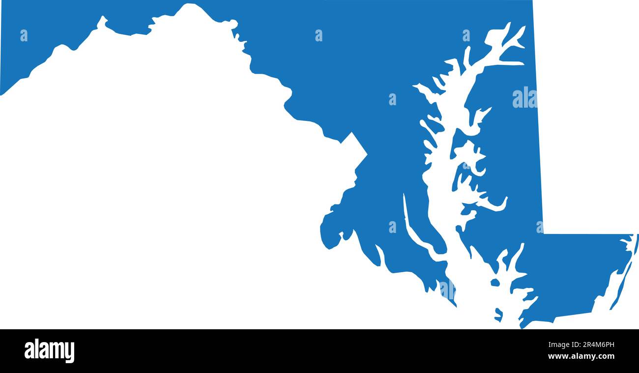 Maryland district map Stock Vector Images - Alamy